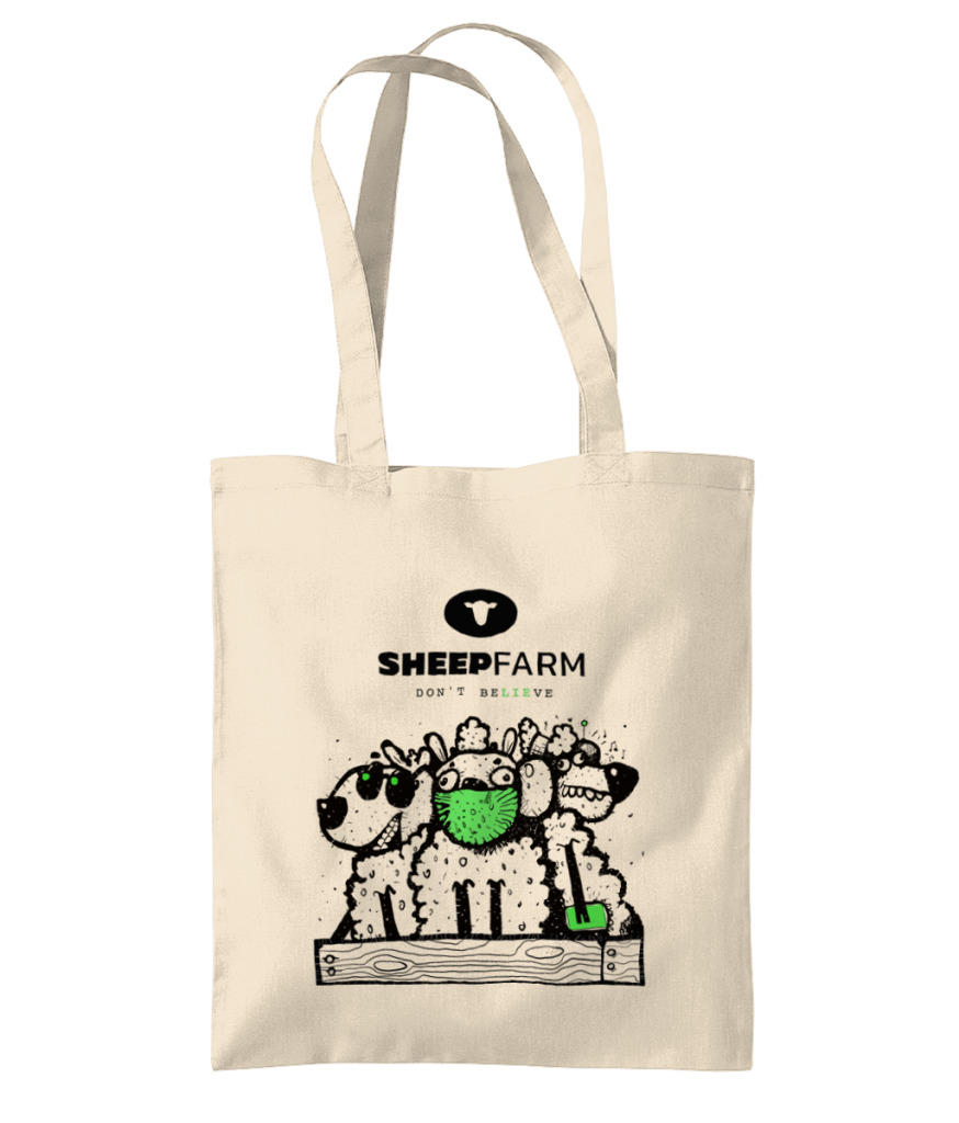 3 SHEEP TOTE BAG – Sheep Farm Merch Store