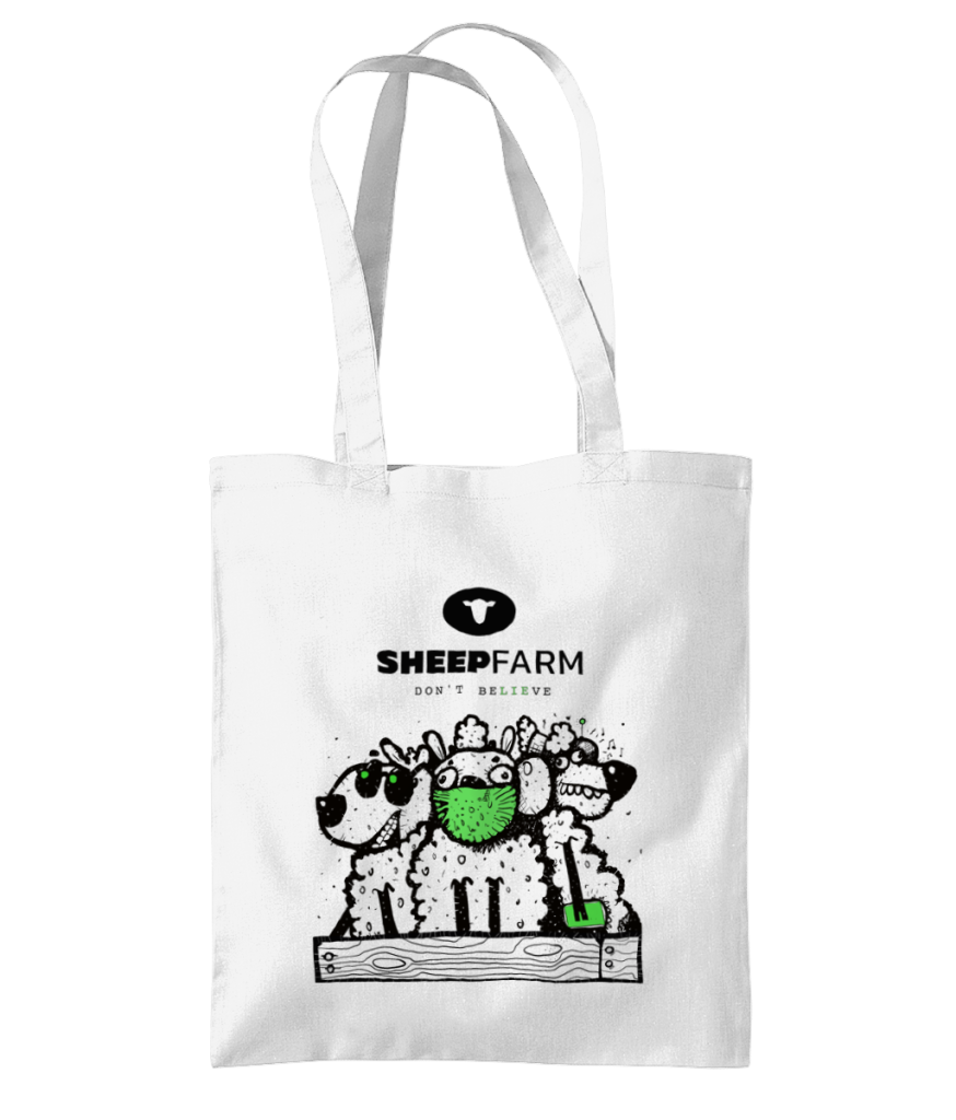 3 SHEEP TOTE BAG – Sheep Farm Merch Store