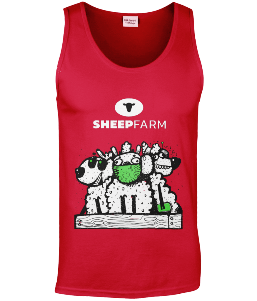 3 CRAZY SHEEP VEST – Sheep Farm Merch Store