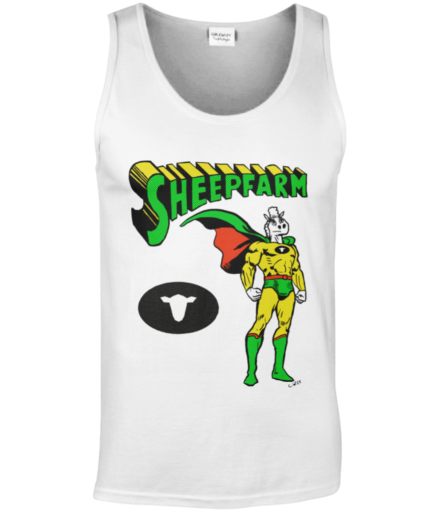 SUPER SHEEP vest – Sheep Farm Merch Store